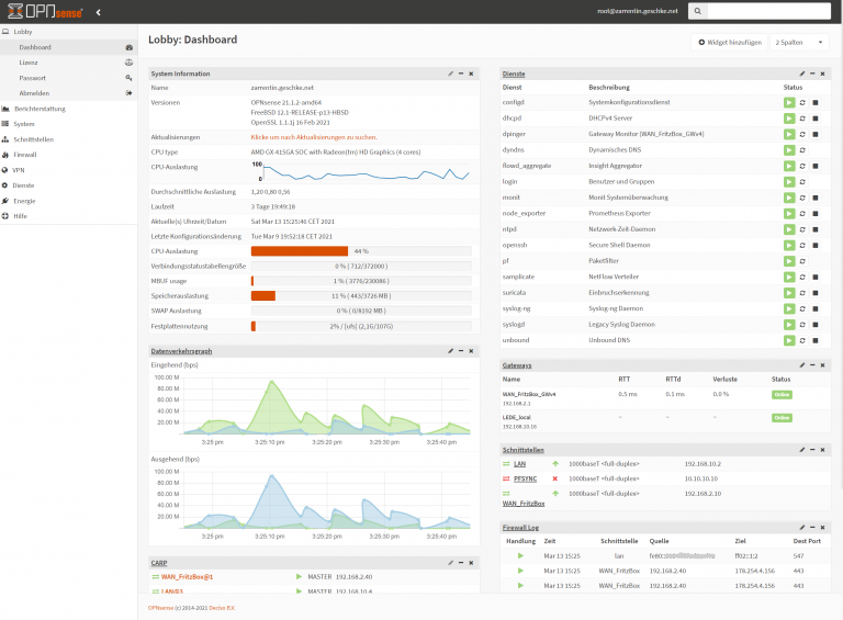 Hochverfügbare Firewall mit Thin-Client Fujitsu Futro S920 und OPNsense ...